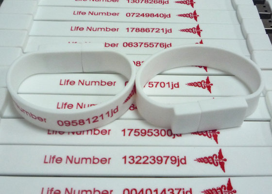 Silicone Custom Usb Flash Drives , 4gb Usb Band