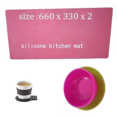 fashionable silicone dinner pads ,square shape silicone table mats
