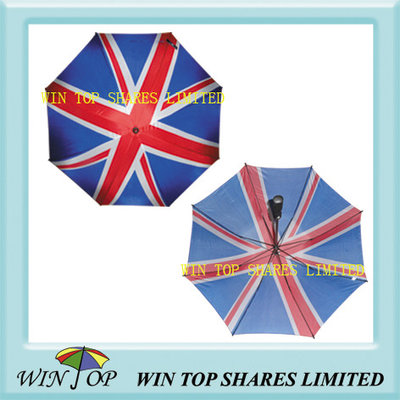 China Arc 60" UK Golf Flag Umbrella(WT5073) supplier