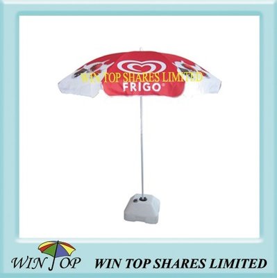 China 40" Advertising Frigo Wall's Beach Umbrella supplier