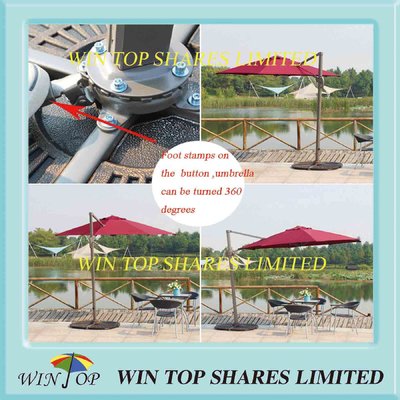 China 3.0 *3.0m Square Rome Umbrella for Patio and Garden supplier