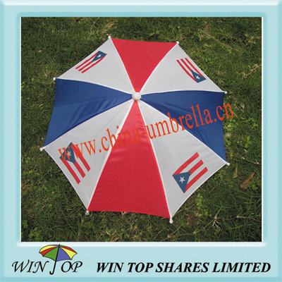 12" Hat Umbrella, Cap Umbrella, Head Umbrella(WTL008) supplier