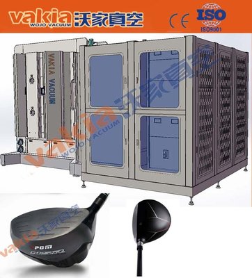 PVD Vacuum Cathodic Arc Coating Equipment , Black Club PVD Plating Machine