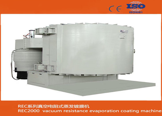 Plastic Fork / Spoons Thermal Evaporation Coating Unit , Aluminium Coating Machine