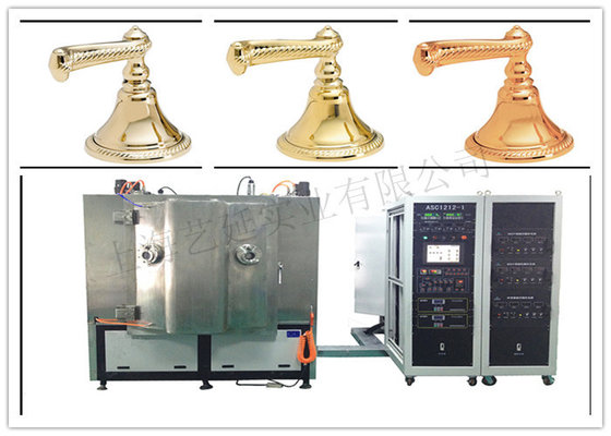 Vertical PVD Coating Machine , ZrN Gold Ion Plating Equipment For Faucet