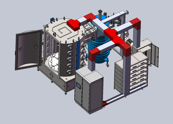 High Efficiency Hard PVD Plating Machine For Diamond / Steel / File Coated