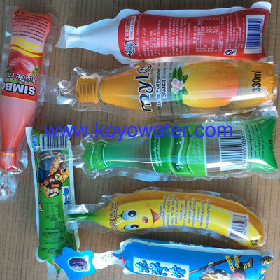 Shaped Bag Packing Machine / Vertical Liquid Fruit Jelly Filling Sealing Packaging Equipment