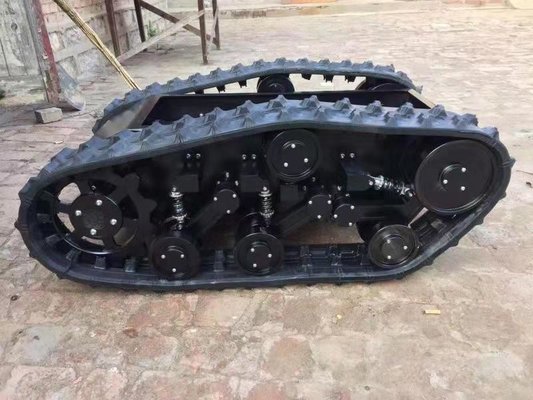 New design Small Rubber Track Undercarriage, rubber track chassis,load 200KG