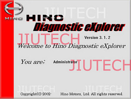 Hino Truck Diagnostic Scanner Full Set