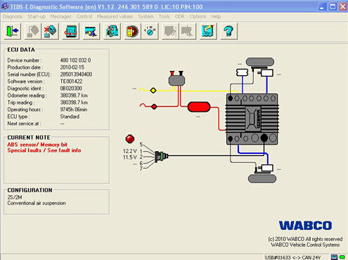 Wabco Diagnosis Software  consists of a range of Windows based software solutions and all the hardware