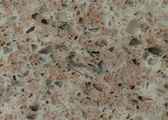 Montana Artificial Quartz Countertop And FlooringTiles and Slab , Decorative Quartz Quarry Stone