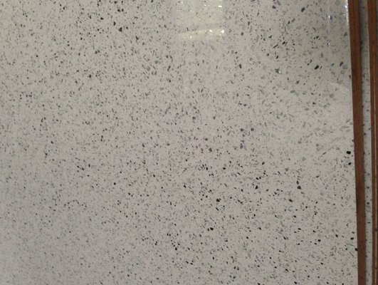 Custom Made Quartz Floor Tiles Platinum Silver Quartz Stone Slabs 300mm x 600mm