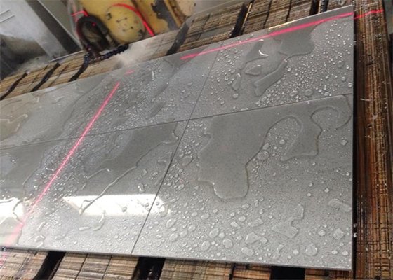 Light Grey Marble Floor Tile , Mosaic Floor Tiles Shopping Mall Use