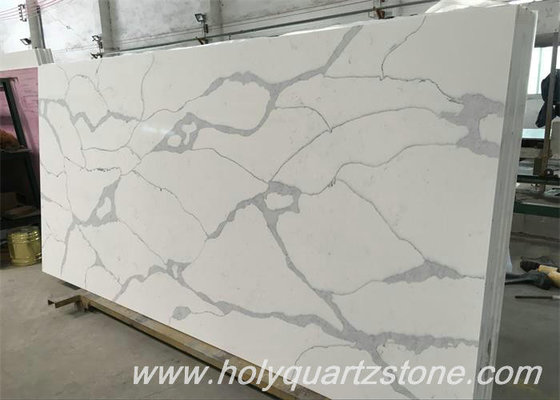 Solid Surface Vanity Tops Quartz Stunning Natural Vein High Glossy Building Materials