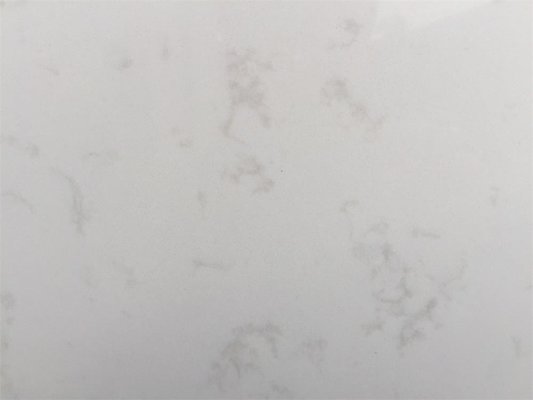 White Marble Statuario Jade Engineered Quartz Stone Natural Vein NSF