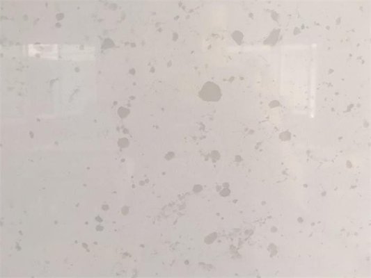 Heat Resistance Engineered Quartz Stone White Marble Pattern / CE Certificate / SGS