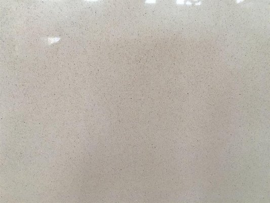 Beige Shimmer Quartz Stone Surface Engineering Stone Countertops 3000 Mm X 1400 Mm