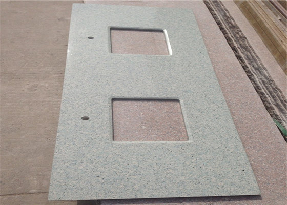 Prefabricated Artificial Quartz Counter Top , Engineered Quartz for Kitchen Countertops