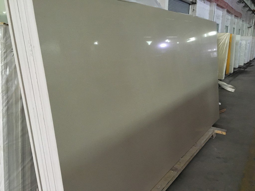 Natural Marble Pattern Quartz Engineered Stone For Kitchen Countertops