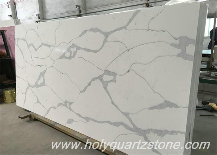 Solid Surface Vanity Tops Quartz Stunning Natural Vein High Glossy Building Materials
