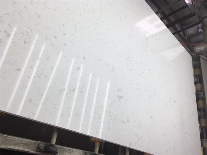 Scratch Resistance Honed Surface Quartz Stone Slab For Bar Tops / Worktops