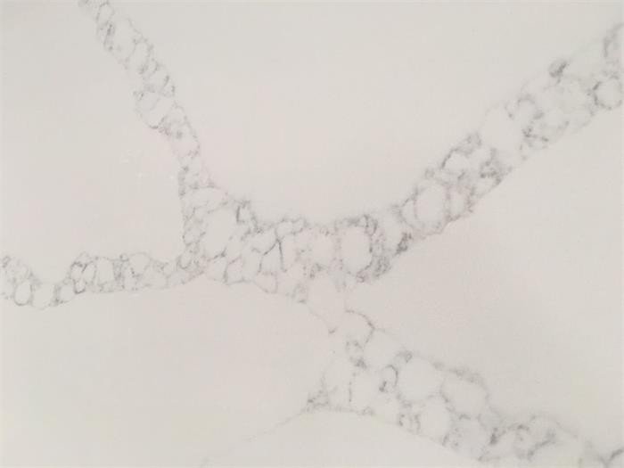 White Calacatta Quartz Stone Countertops Bathroom Decoration Materials