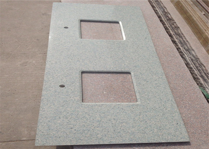 Prefabricated Artificial Quartz Counter Top , Engineered Quartz for Kitchen Countertops