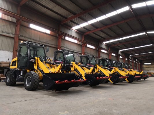 Hydraulic mechanical garden tractor with front loader quick hitch other attachments option