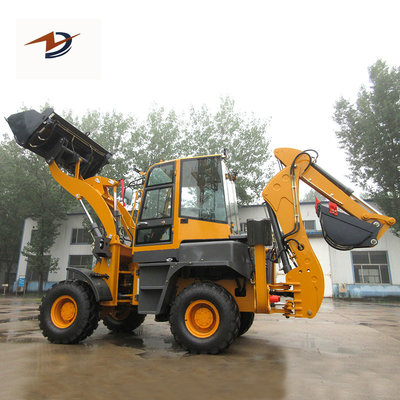 Articulated backhoe loader hydraulic breaker hammer digger auger attachment available