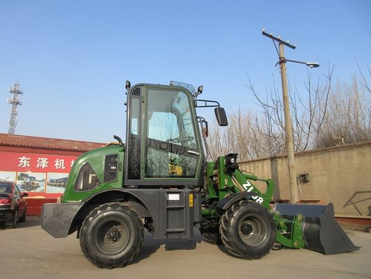 Chinese green mini compact wheel loader