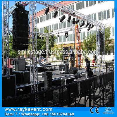 RK High quality  portable mobile stage pipe and drape concert sound systems