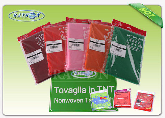Biodegradable anti bacteria spun bonded non woven fabric tnt tablecloth