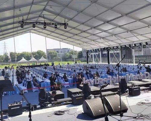 10-20 Years Life Span Athletic Tent Hard Pressed Extruded Aluminum Alloy Main Frame Profile supplier