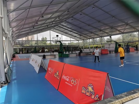 A Shape Roof Athletics canopy tent made of Hard Pressed Extruded Aluminum Alloy Main Frame Profile supplier