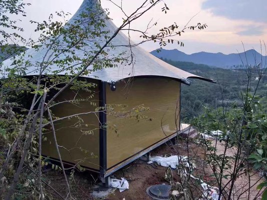 Waterproof Tent House for Outdoor Activities 1.5mm Floor Thickness 4 Windows supplier