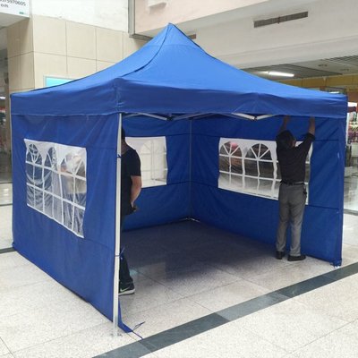 Waterproof and Easy to Set Up Tent House 2 Doors Polyester Material supplier