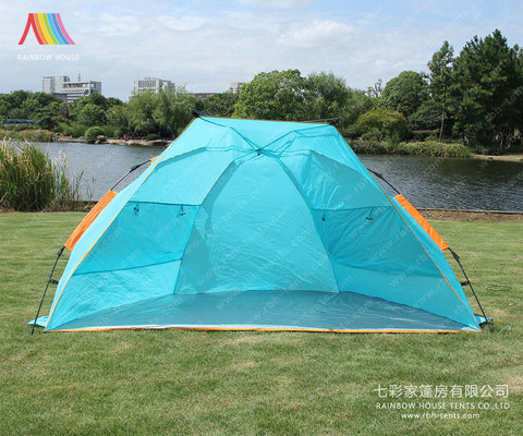190T Polyester Automatic Foldable beach sunshelter tent supplier