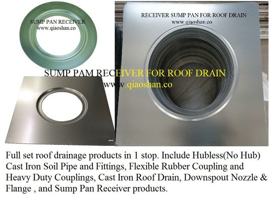Roof Drain Parts 24" Inches Square Sump Receiver Pan For R120