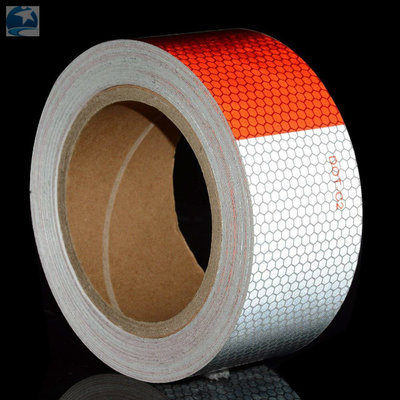 2&quot; x30' DOT-C2 Reflective Conspicuity Tape 6&quot;Red/6&quot; White with Single Package