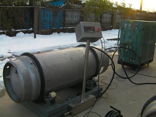 7.5HP Oil Less Industrial Refrigerant Recovery Machine with Air / Water Cooling