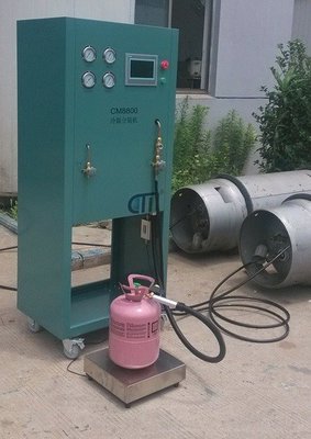 Single Station Refrigerant Reclaim Machines , High Vacuum Speed Air Conditioning Recovery Unit