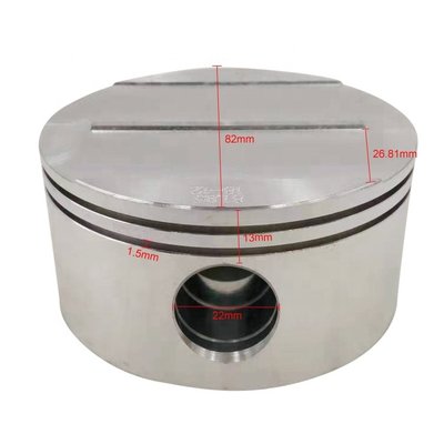 Ersatzteile des Aluminiumkompressorkolbenabkühlungskompressors des Kolbenverdichters halb hermetischen für bltzer Kolben 6FE-44Y-40P