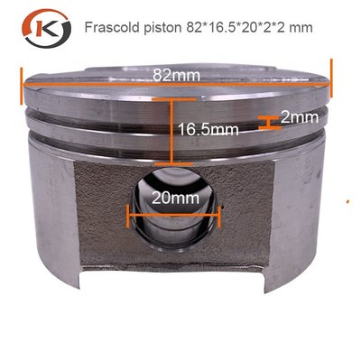 Abkühlung reciprocationg halb hermetischer Kompressor Ersatzteil-Kolben für frascold Kolben 82mm