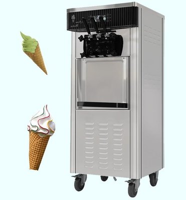 Floor style 2+1 mix flavor stainless steel ice cream machine supplier