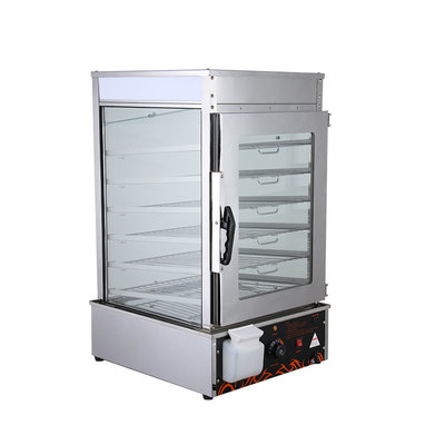 6 layers Stainless steel timer hot showcase display warmer  WT8613824555378 supplier