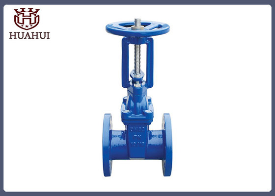 Rising Stem Resilient Seated Gate Valve Rubber Seal With BS5163 Standard
