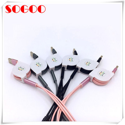 3 In 1 Multi Retractable USB Charging Cable For Electronic Appliances