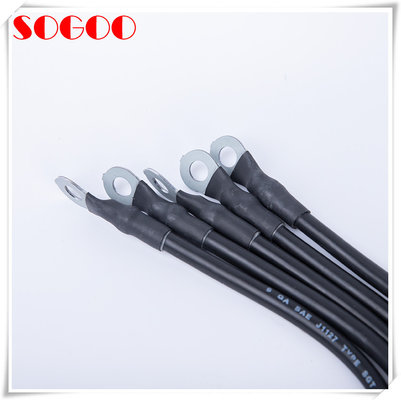 Ground Lug Battery Cable Assembly , Ring Terminal Wiring Harness Jst Connector