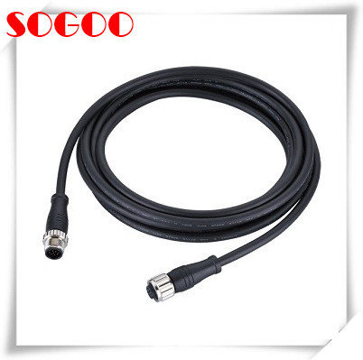 IP67 Waterproof Cable Assembly Equal To Binder & Phoenix With M12 Connector