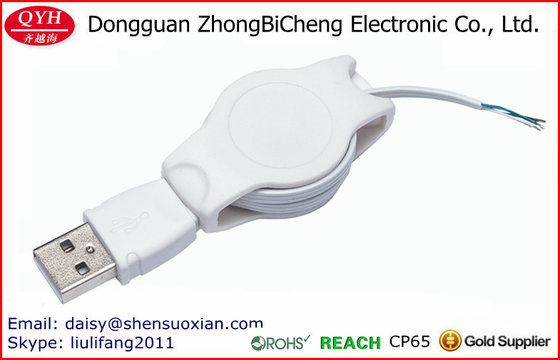 Cheap Price Double Way Retractable USB 2.0 Cable For Mouse